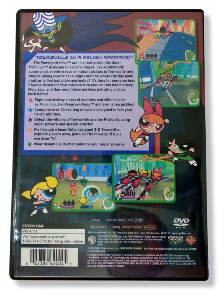 The Powerpuff Girls Relish Rampage [REPRO-PACTH] - PS2 - Sebo dos Games ...