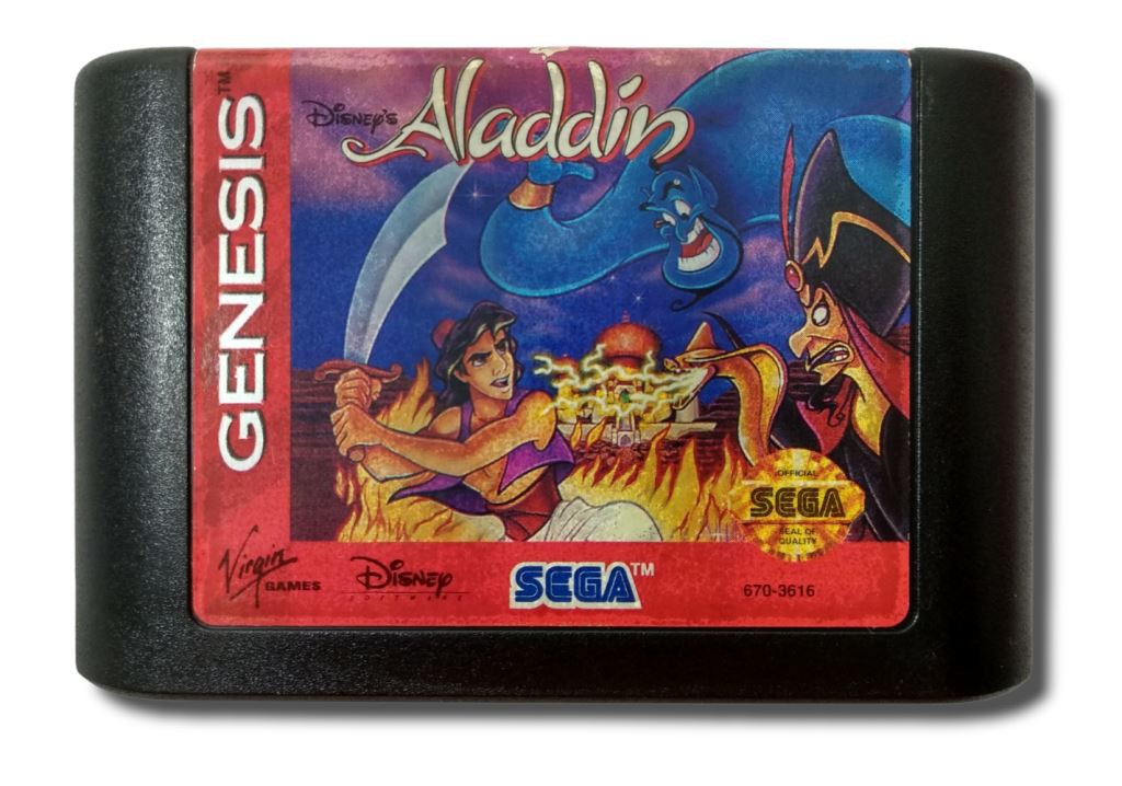 Jogo Aladdin Original - Mega Drive - Sebo dos Games - Games Antigos e ...
