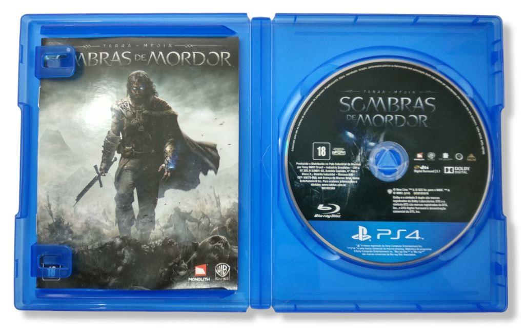 Jogo Terra-Média Sombras de Mordor - PS4 - Sebo dos Games - Games ...