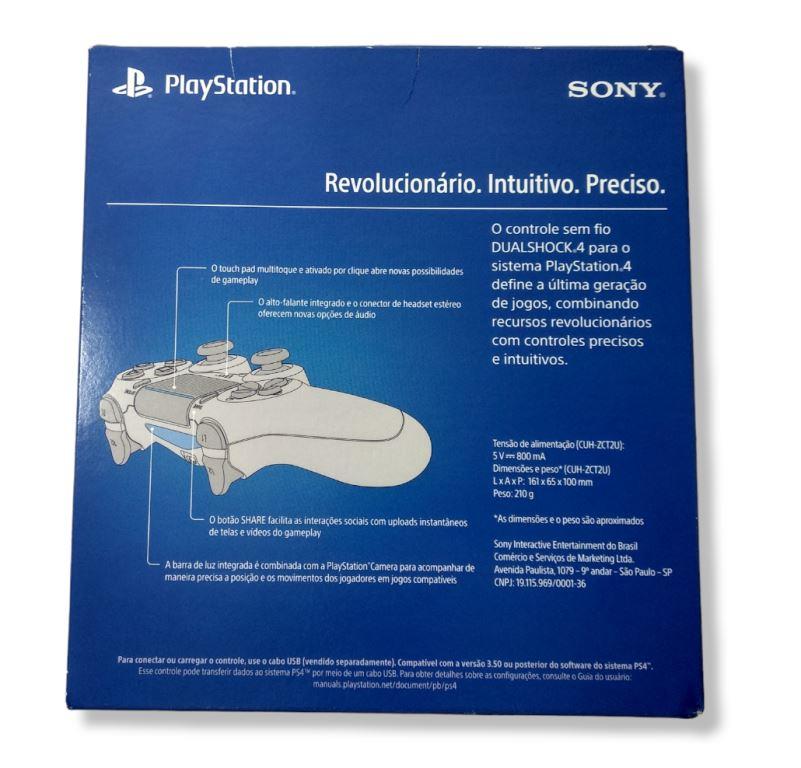 Controle Dualshock 4 original - PS4 - Sebo dos Games - Games Antigos e ...