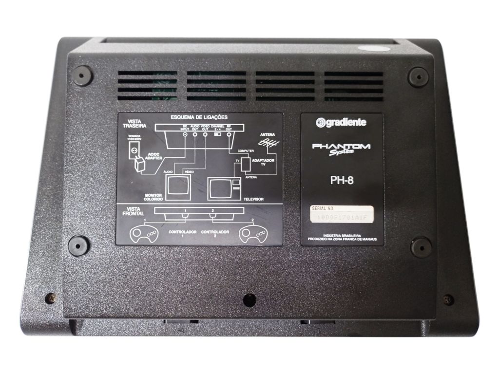Console Phantom System Gradiente - Sebo dos Games - Games Antigos e Usados dos Atari ao PS...