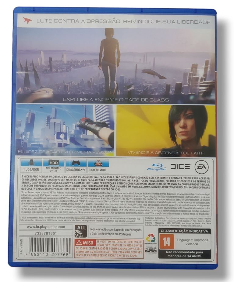 Jogo Mirrors Edge Catalyst - PS4 - Sebo dos Games - Games Antigos e ...