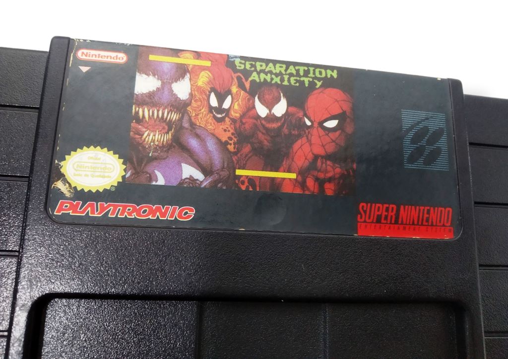 Jogo Spider-Man Venom Separation Anxiety - SNES - Sebo dos Games ...