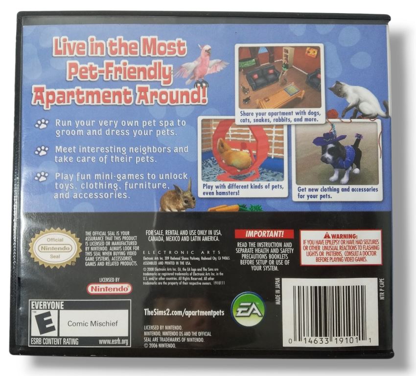 Jogo The Sims 2 Apartment Pets Original - DS - Sebo dos Games - Games ...