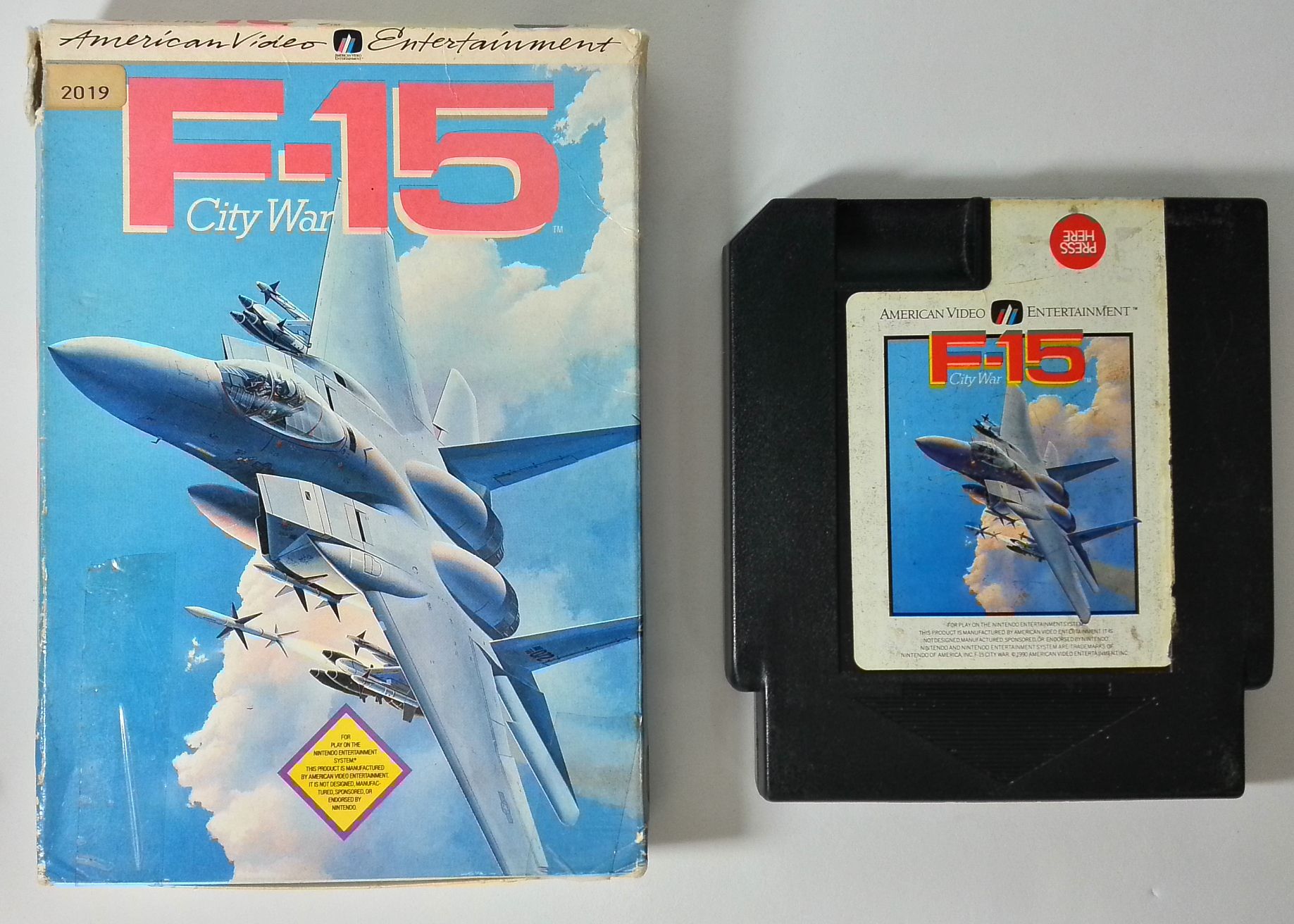 F-15 City War - NES - Sebo dos Games - Games Antigos e Usados dos Atari ...
