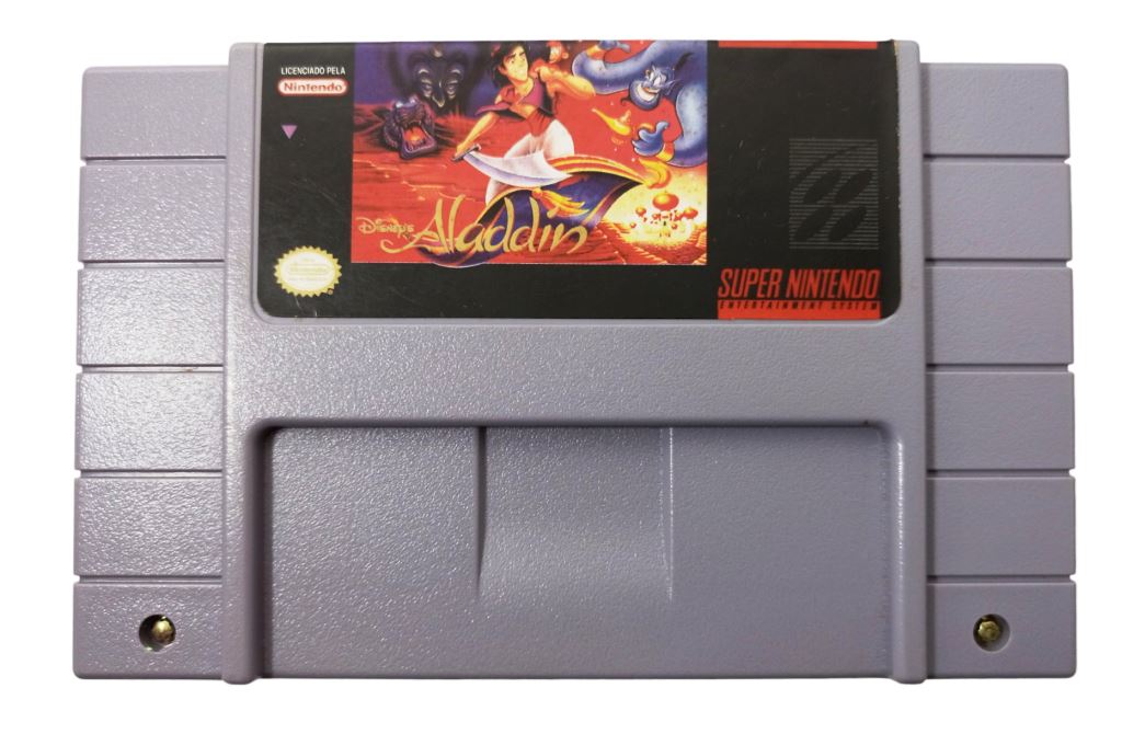 Jogo Disney Aladdin Original - SNES - Sebo dos Games - Games Antigos e ...