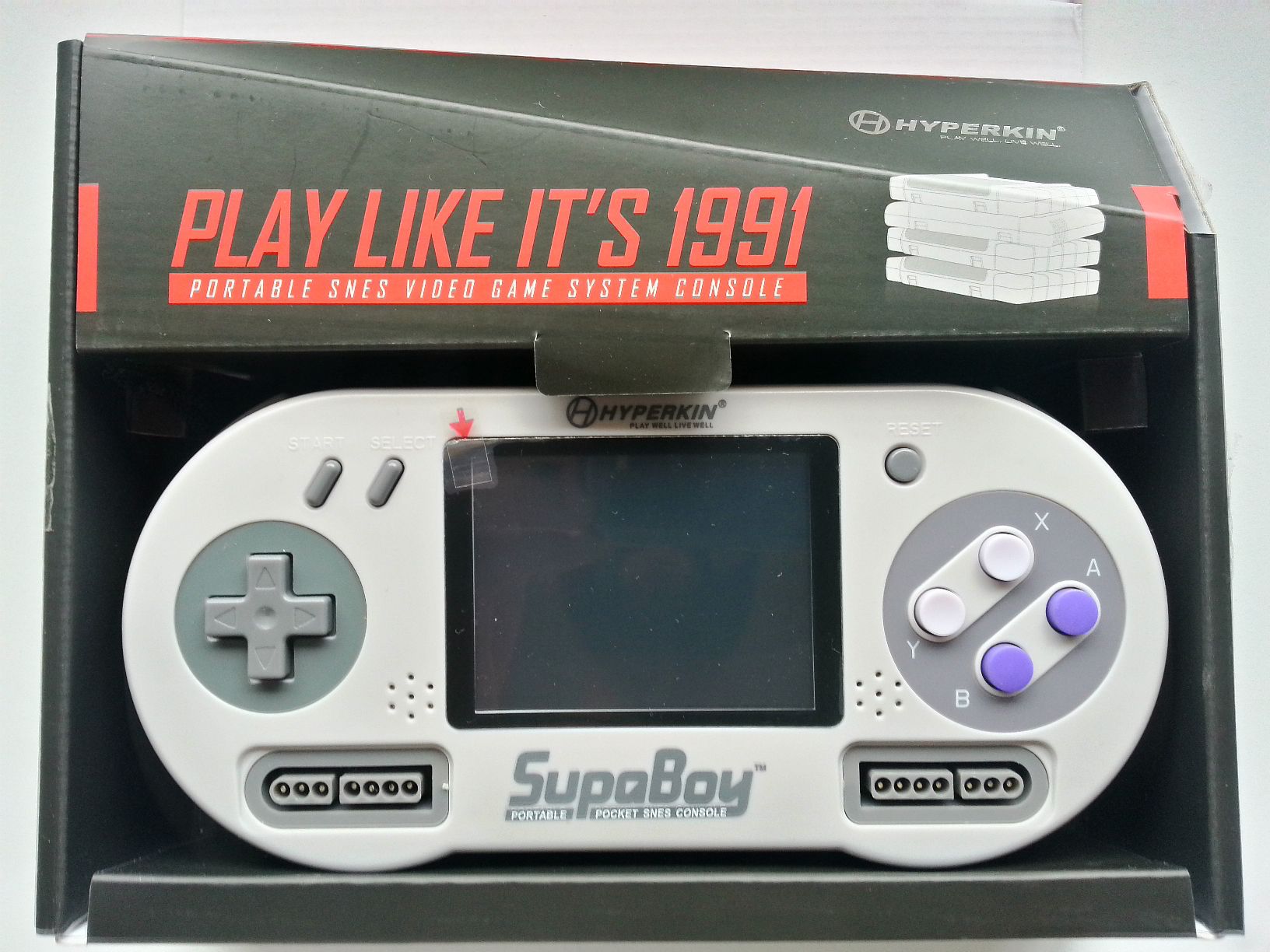 Supaboy Hyperkin (SNES Portátil) - Sebo dos Games - Games Antigos e ...