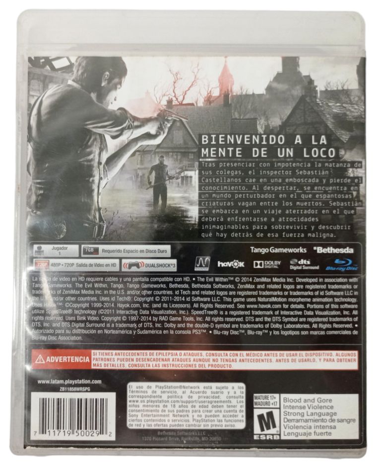Jogo The Evil Within - PS3 - Sebo dos Games - Games Antigos e Usados ...