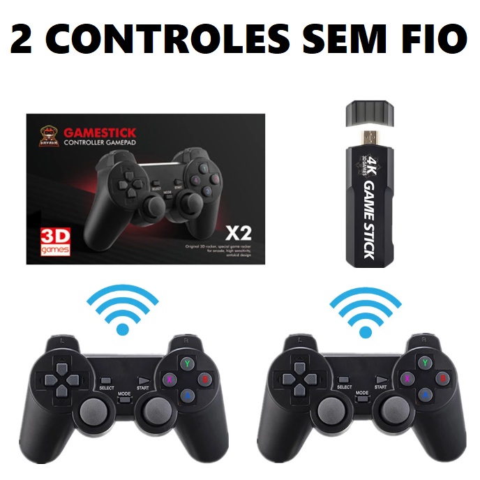 Gamestick X2/ GD10 64GB (38 mil Jogos) - Sebo dos Games - Games Antigos e Usados dos Atari ao PS...