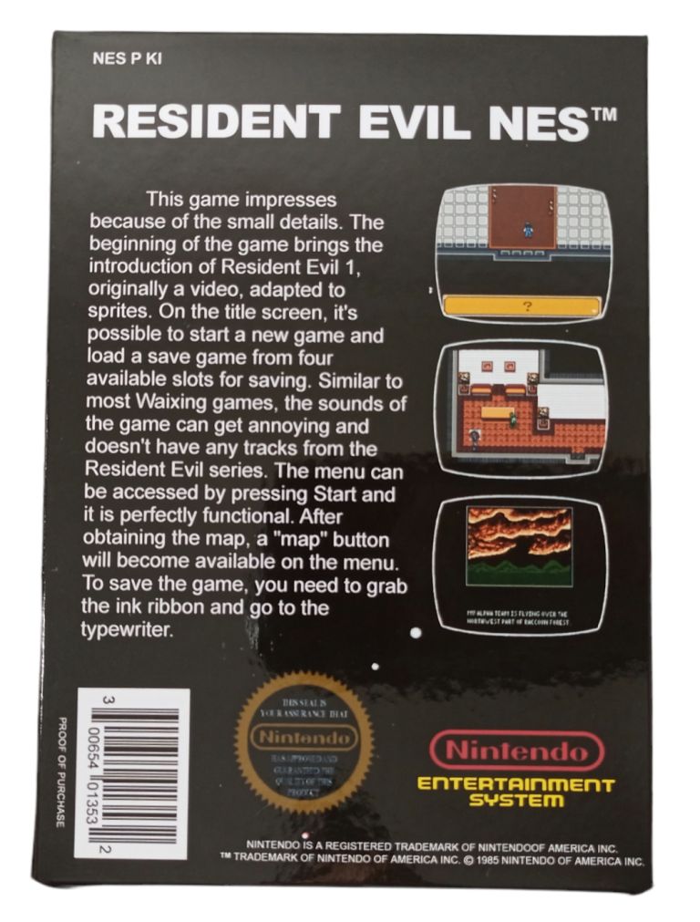 Jogo Resident Evil - NES - Sebo dos Games - Games Antigos e Usados dos ...