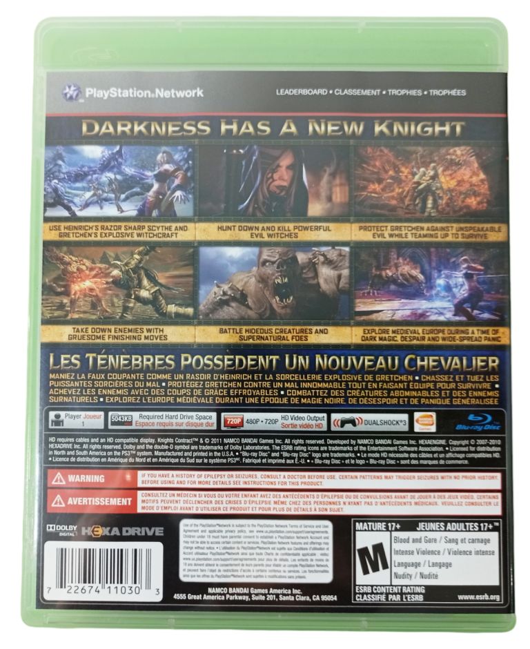 Jogo Knights Contract - PS3 - Sebo dos Games - Games Antigos e Usados ...