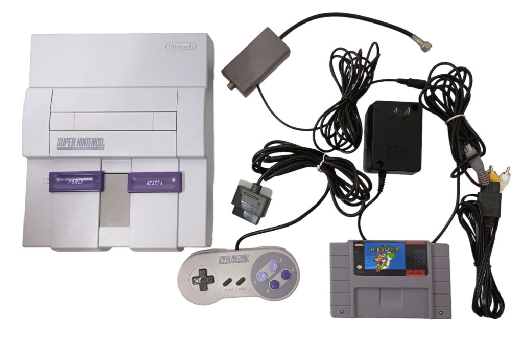 Console Super Nintendo Control Set - SNES - Sebo dos Games - Games ...