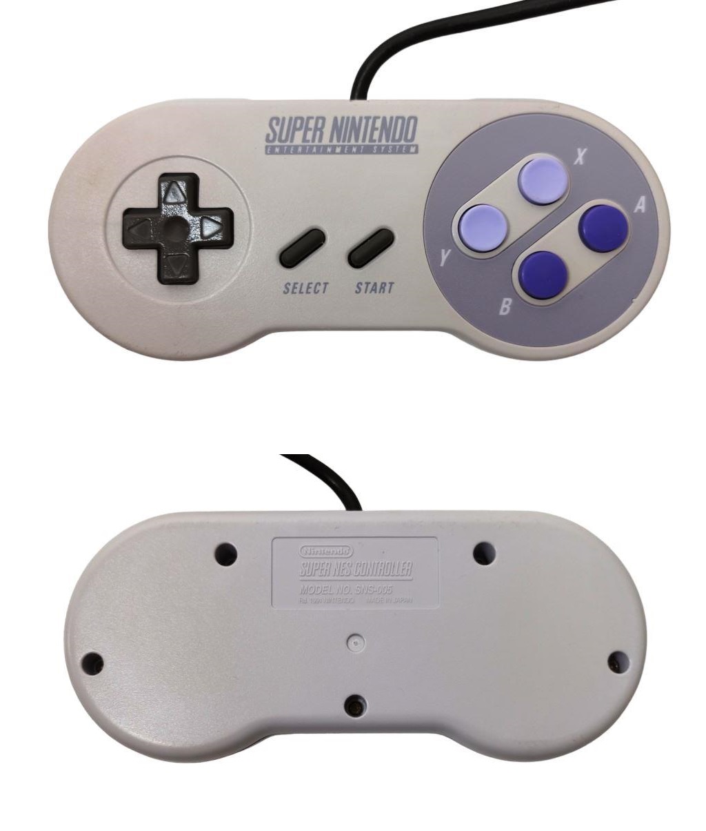 Console Super Nintendo Control Set - SNES - Sebo dos Games - Games ...