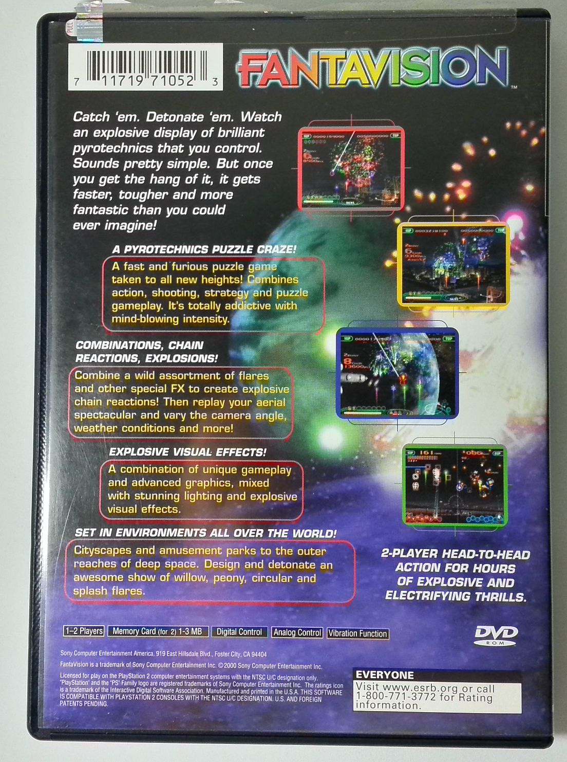 Fantavision Original - PS2 - Sebo dos Games - Games Antigos e Usados ...
