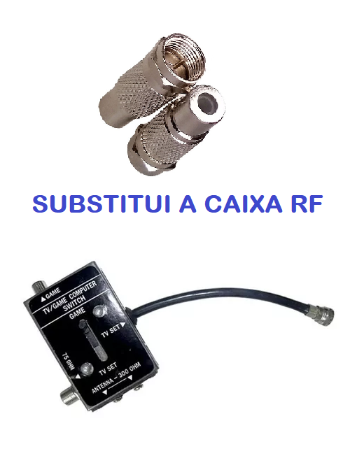 Adaptador de Antena RF - Atari e Similares - Sebo dos Games - Games ...