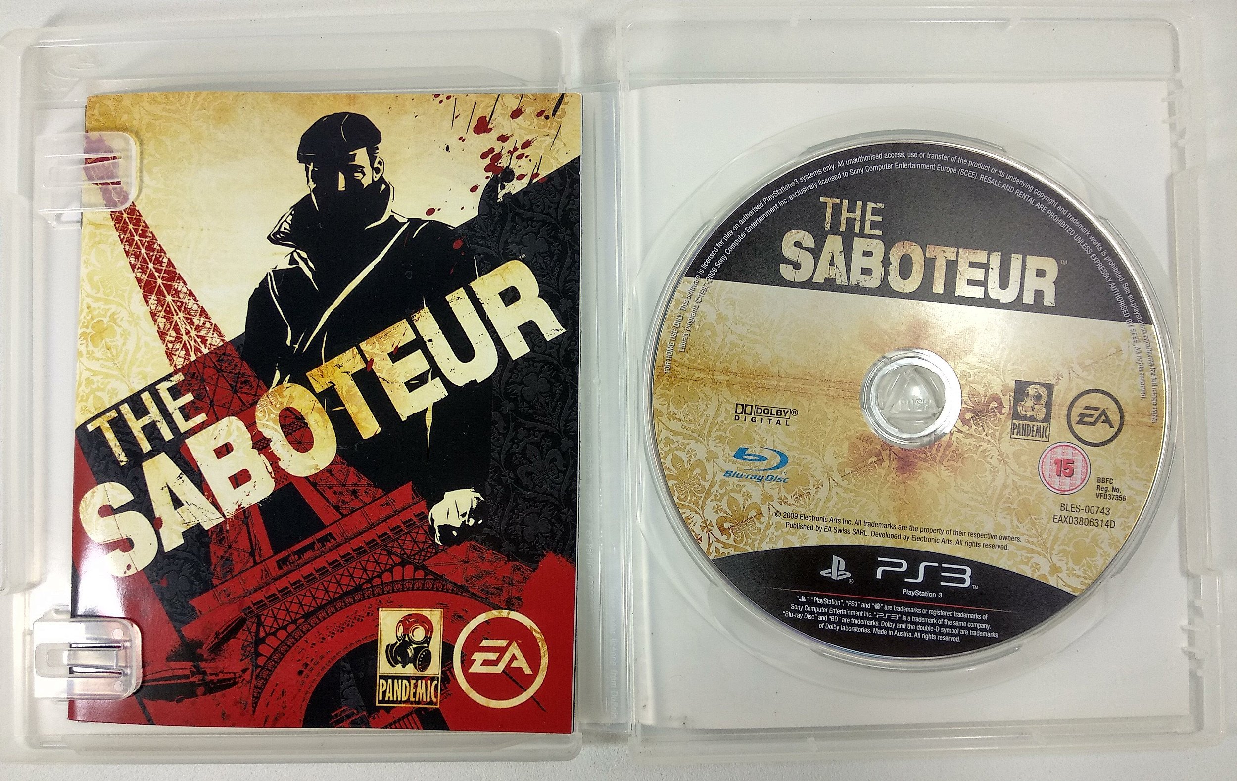 The Saboteur - PS3 - Sebo dos Games - Games Antigos e Usados dos Atari ...