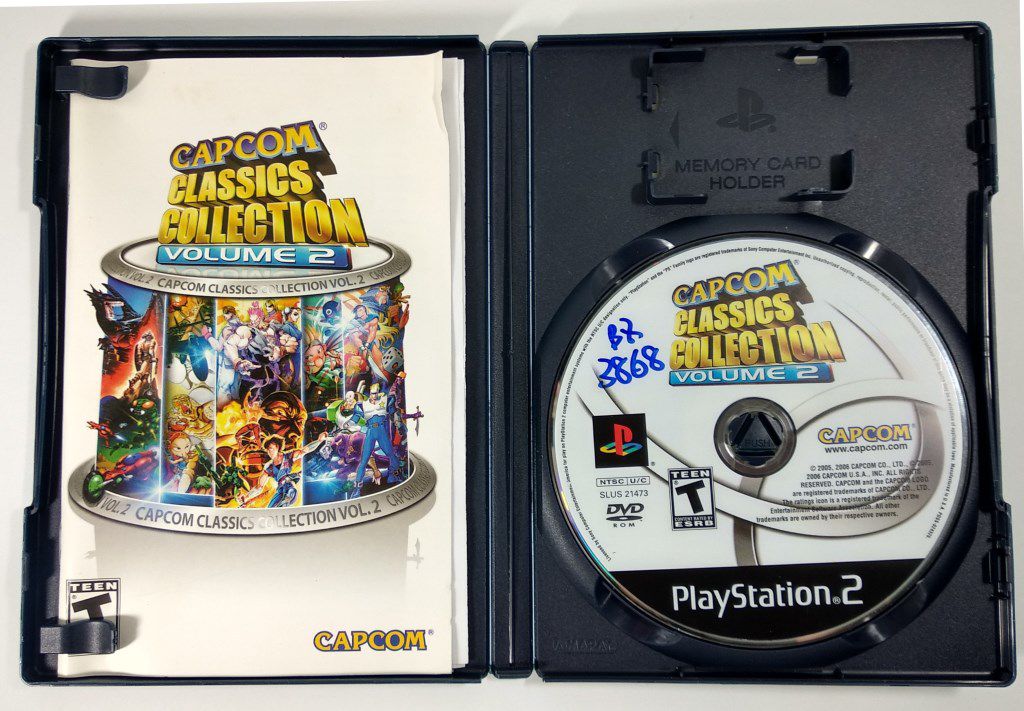 Capcom Classics Collection vol 2 Original - PS2 - Sebo dos Games ...