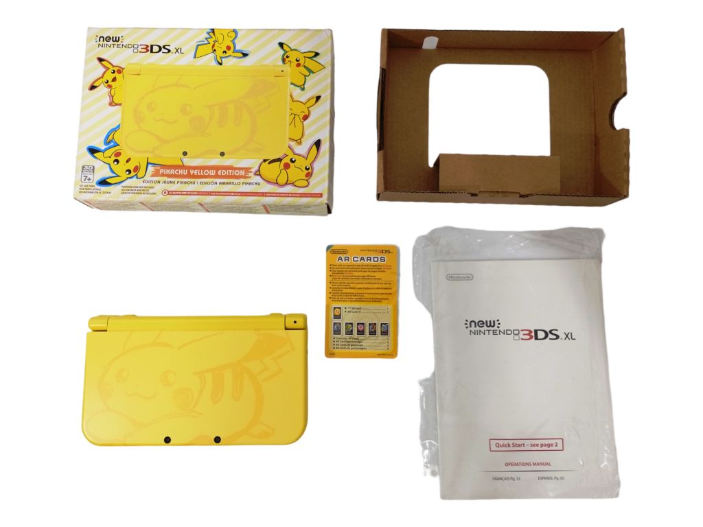New Nintendo 3DS XL Pikachu Yellow Edition - 3DS - Sebo dos Games ...