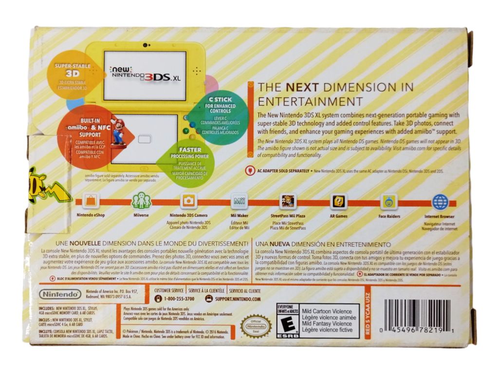 New Nintendo 3DS XL Pikachu Yellow Edition - 3DS - Sebo dos Games ...