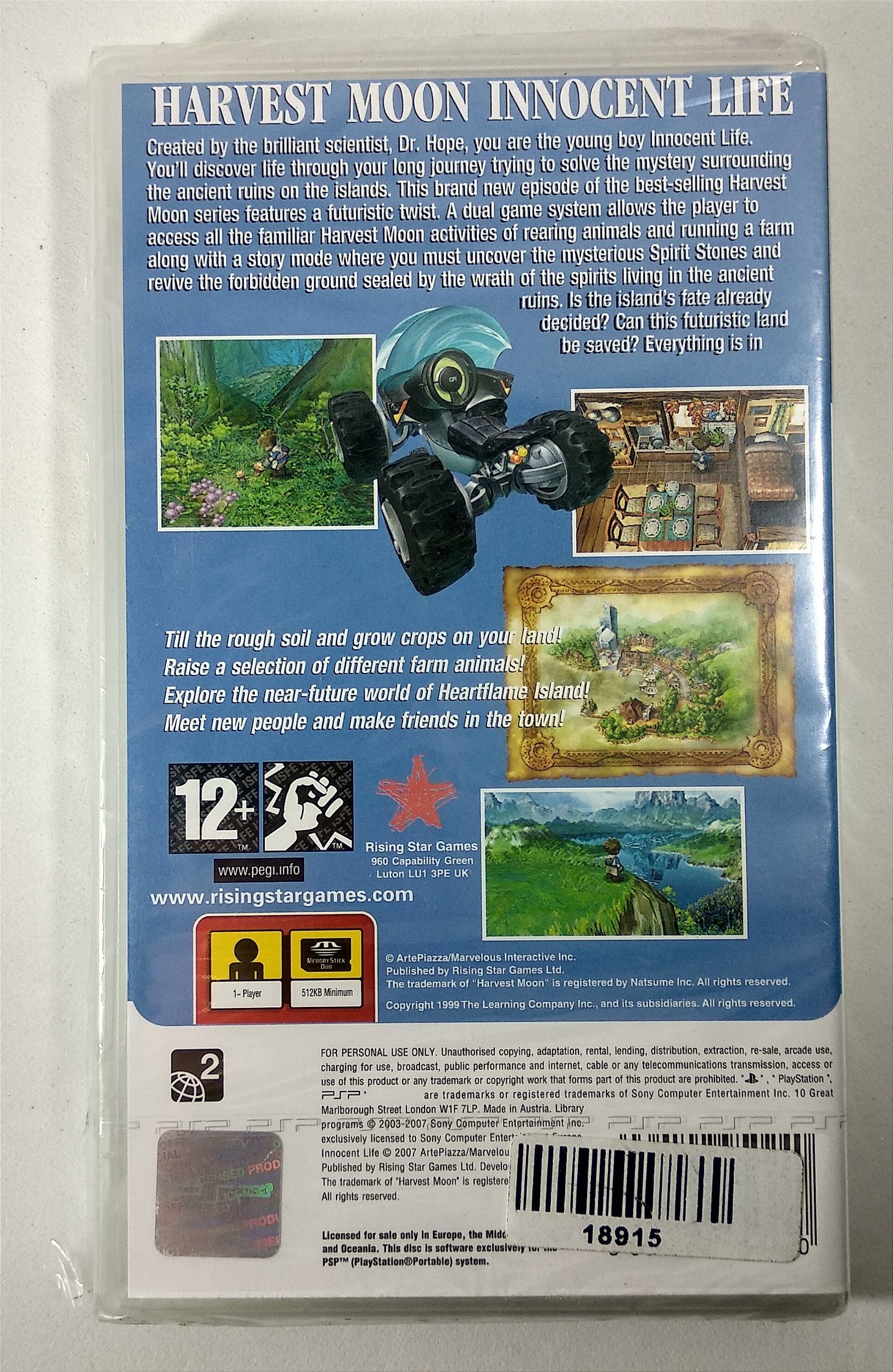 Innocent Life Original [EUROPEU] (LACRADO) - PSP - Sebo dos Games ...