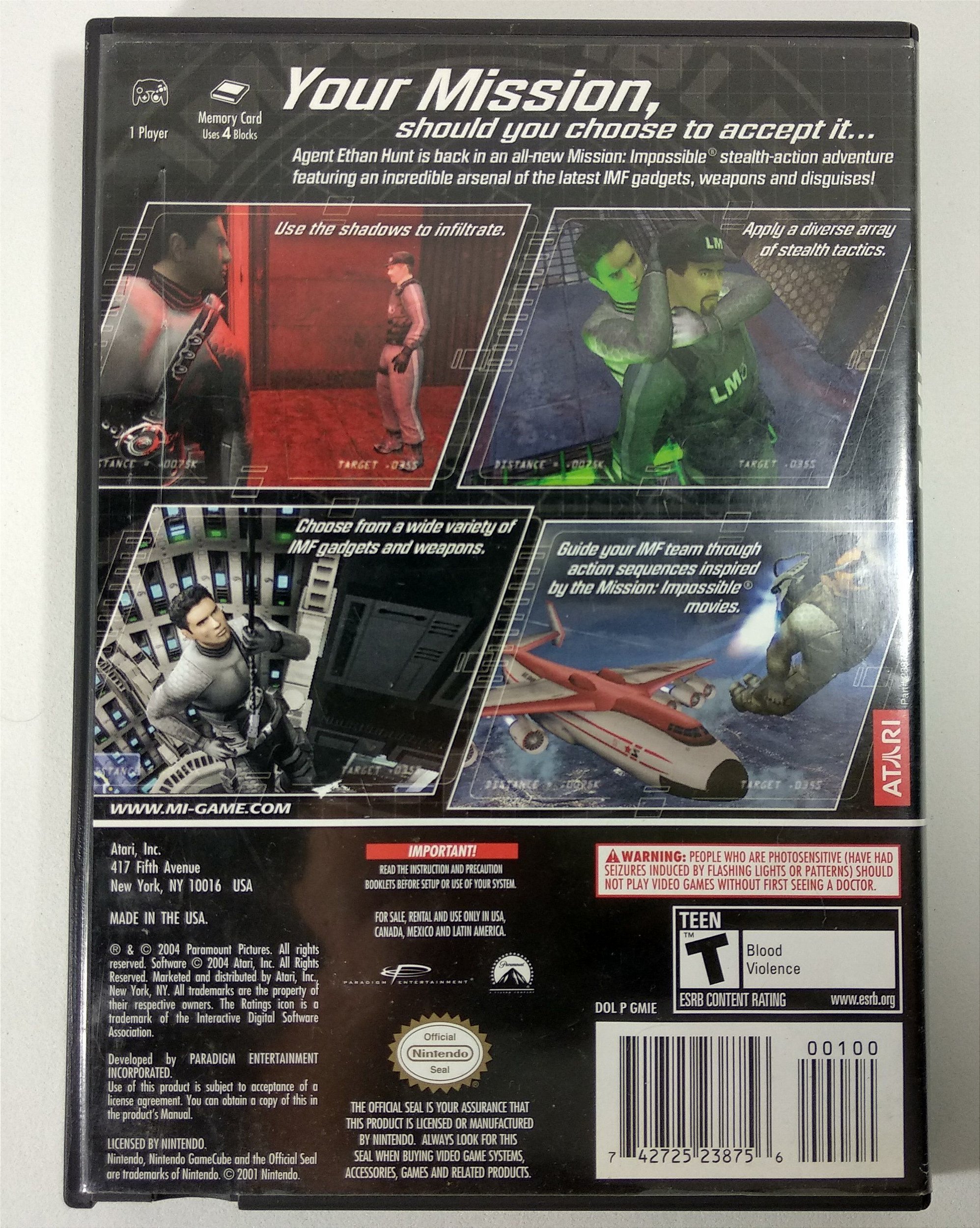 Mission: Impossible Operation Surma Original - GC - Sebo dos Games - Games Antigos e Usados dos ...