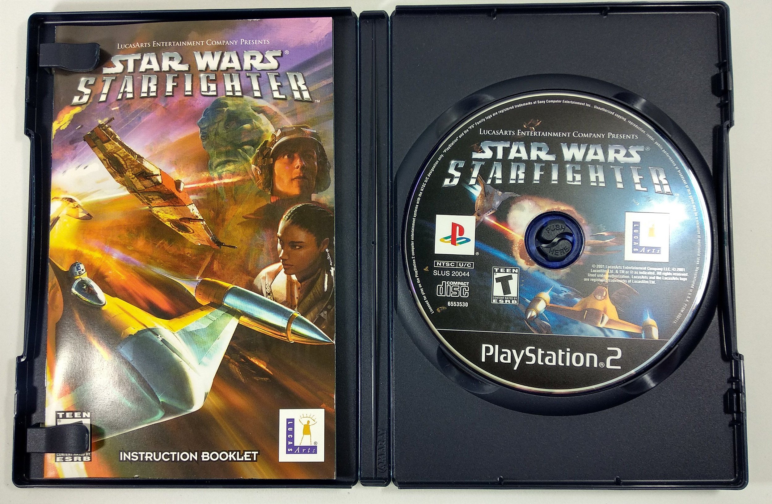 Star Wars Starfighter Original - PS2 - Sebo dos Games - Games Antigos e ...