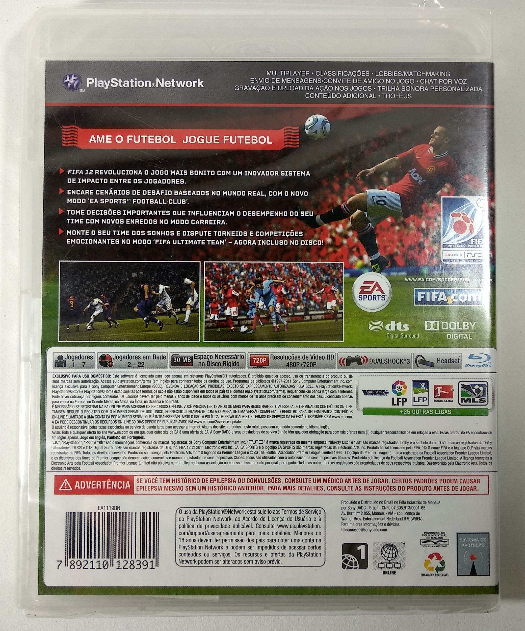 Fifa 12 (Lacrado) - PS3 - Sebo dos Games - Games Antigos e Usados dos ...