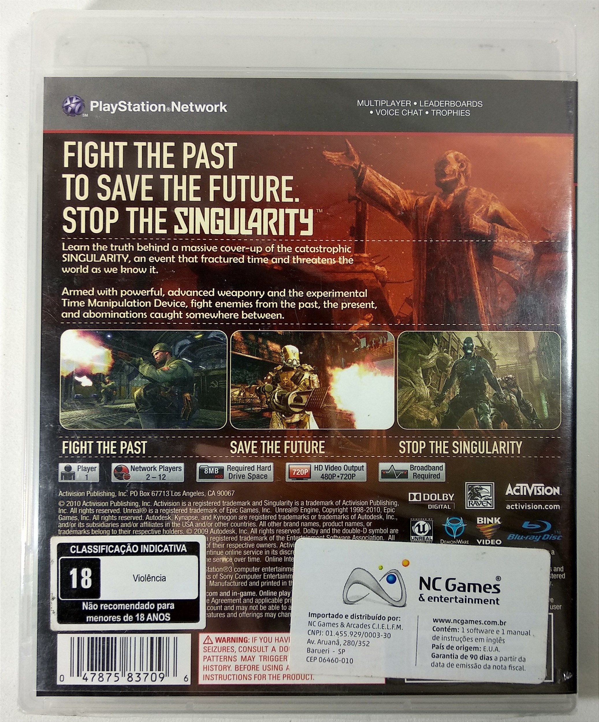 Singularity (Lacrado) - PS3 - Sebo dos Games - Games Antigos e Usados ...