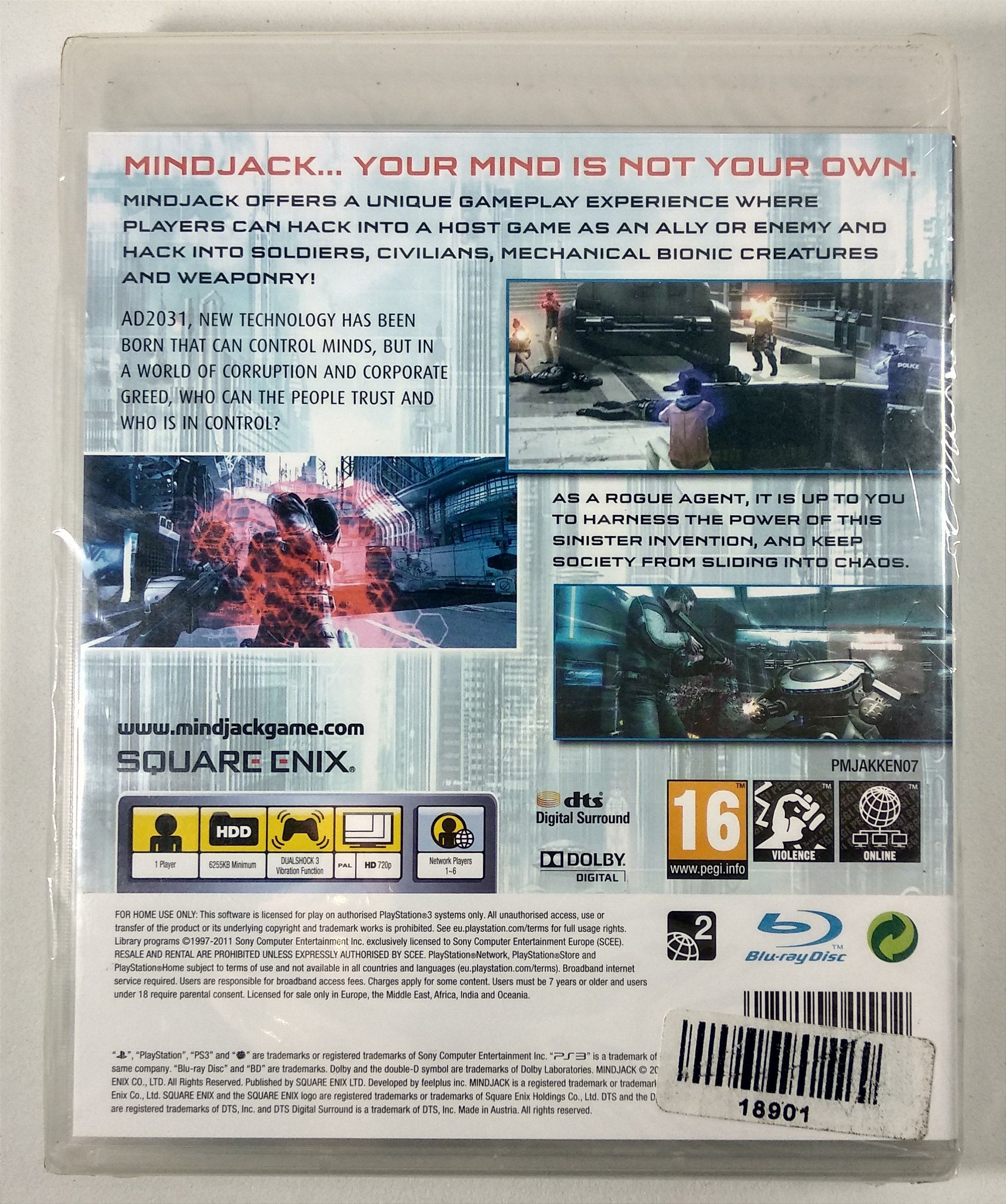 Mindjack (Lacrado) - PS3 - Sebo dos Games - Games Antigos e Usados dos ...