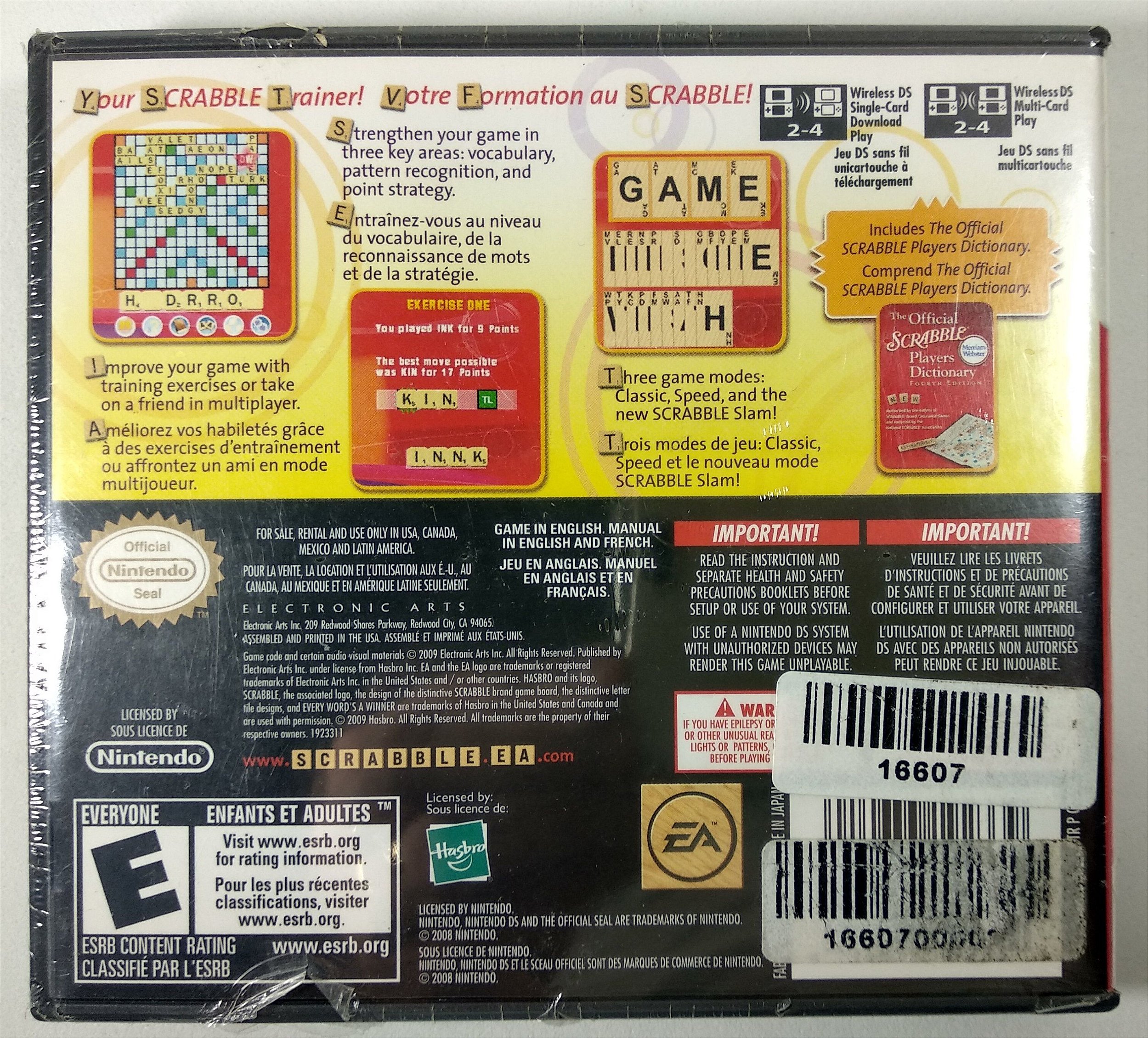 Jogo Scrabble Original (LACRADO) - DS - Sebo dos Games - Games Antigos ...