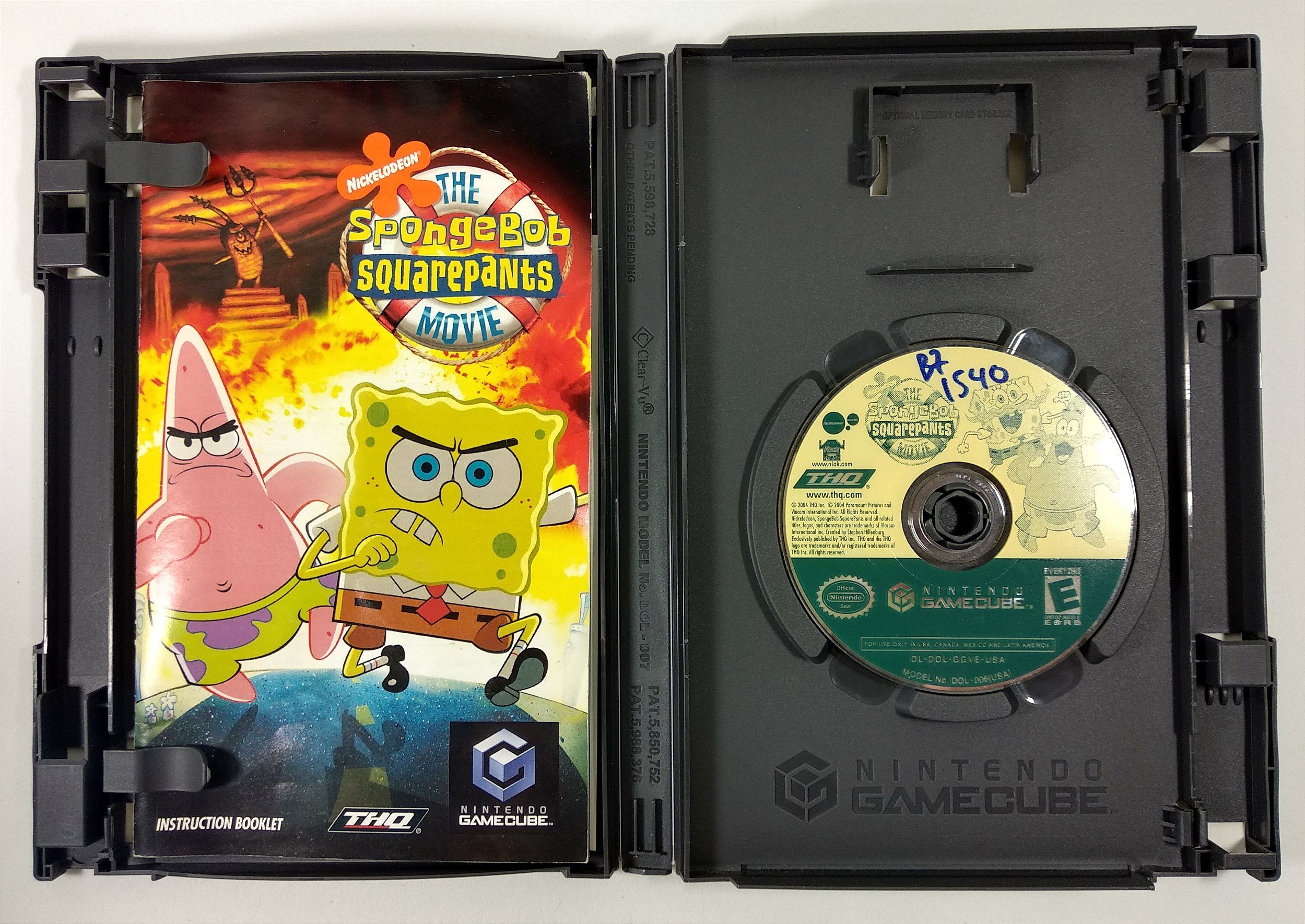 The Sponge Bob The Movie Original - GC - Sebo dos Games - Games Antigos ...