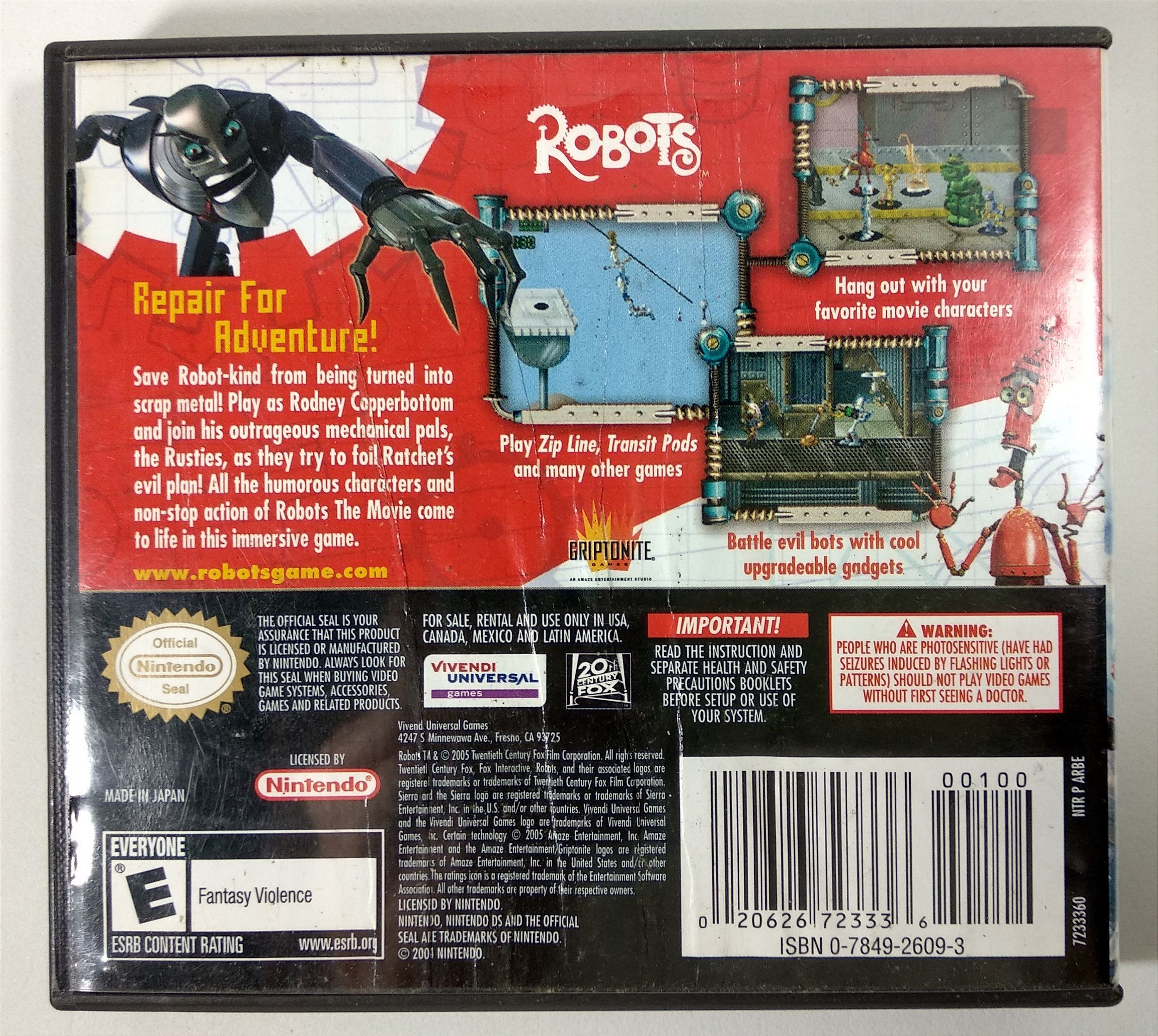 Robots Original - DS - Sebo dos Games - Games Antigos e Usados dos ...