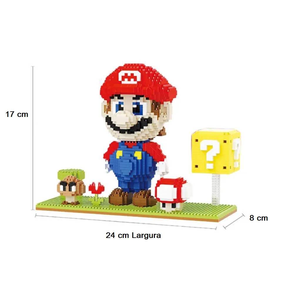Blocos de Montar Super Mario Bros (micro) - Sebo dos Games - Games ...