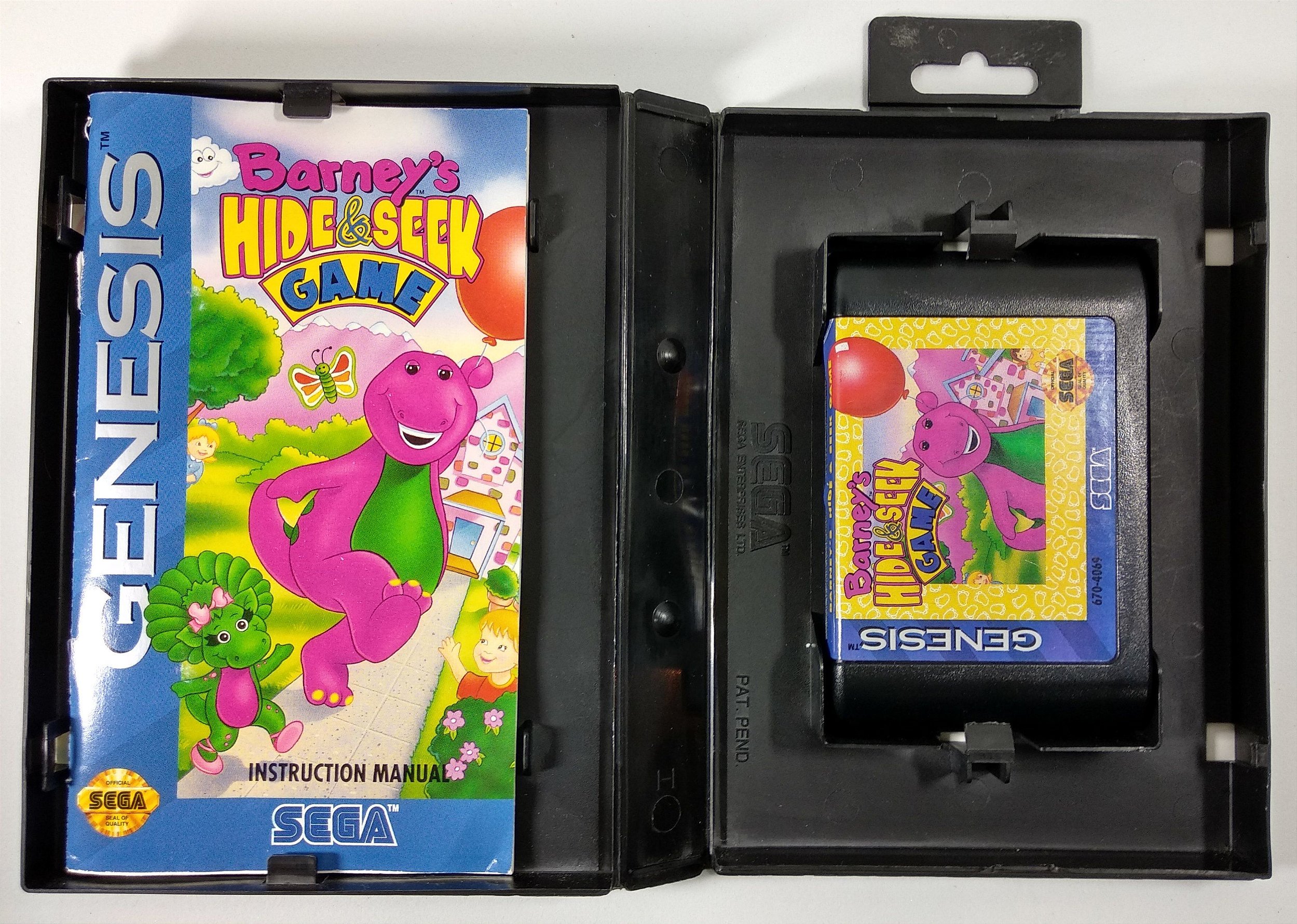Barney's Hide & Seek Game Original - Mega Drive - Sebo dos Games ...