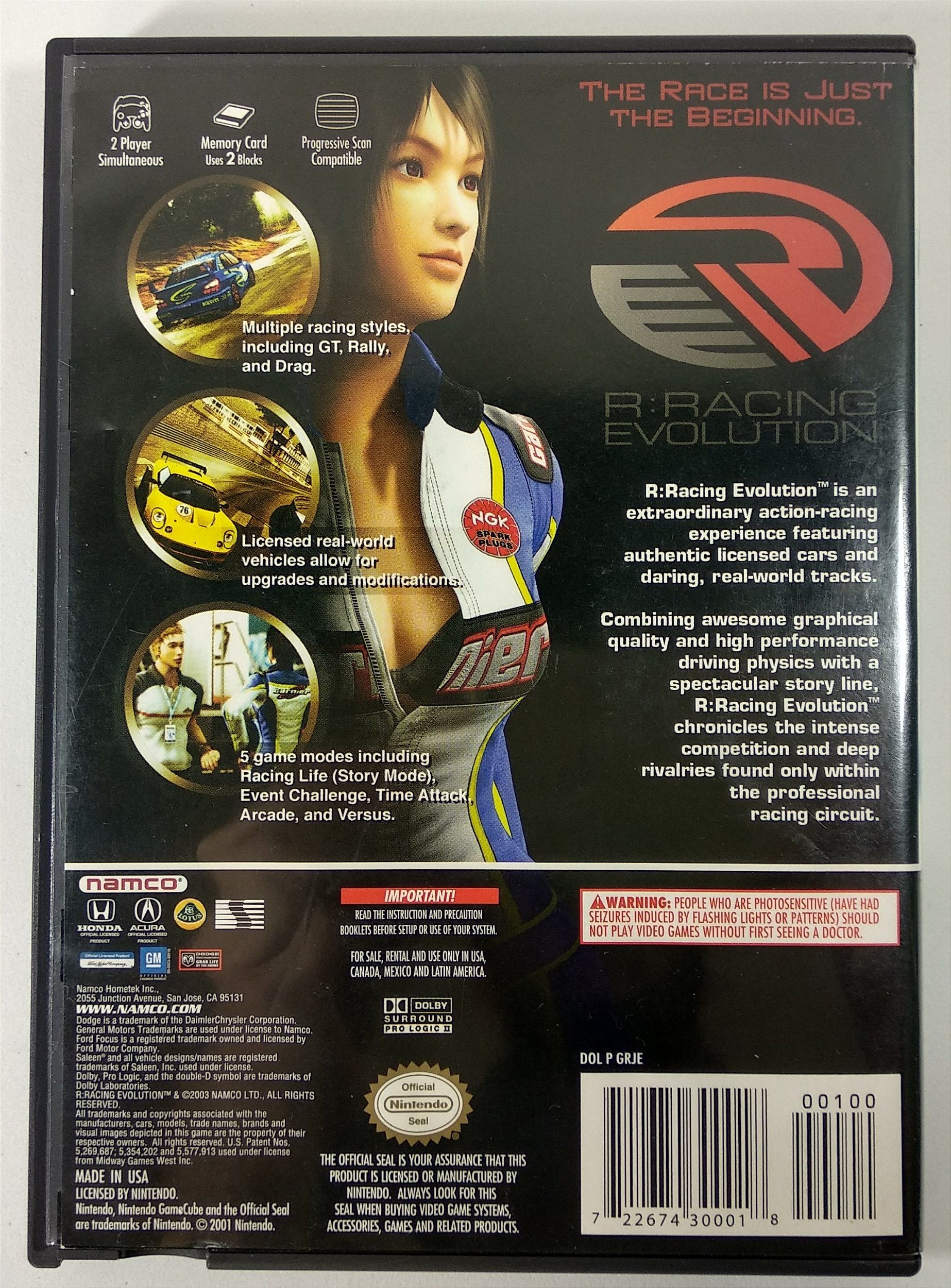 R. Racing Evolution Original - GC - Sebo dos Games - Games Antigos e ...