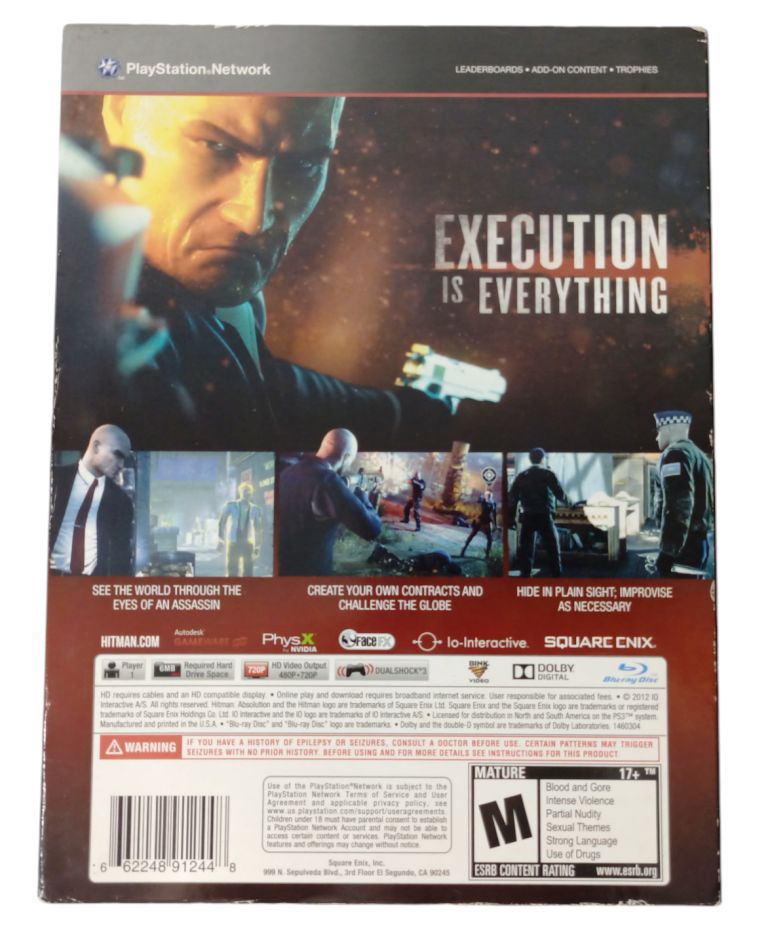 Jogo Hitman Absolution Professional Edition - PS3 - Sebo dos Games ...