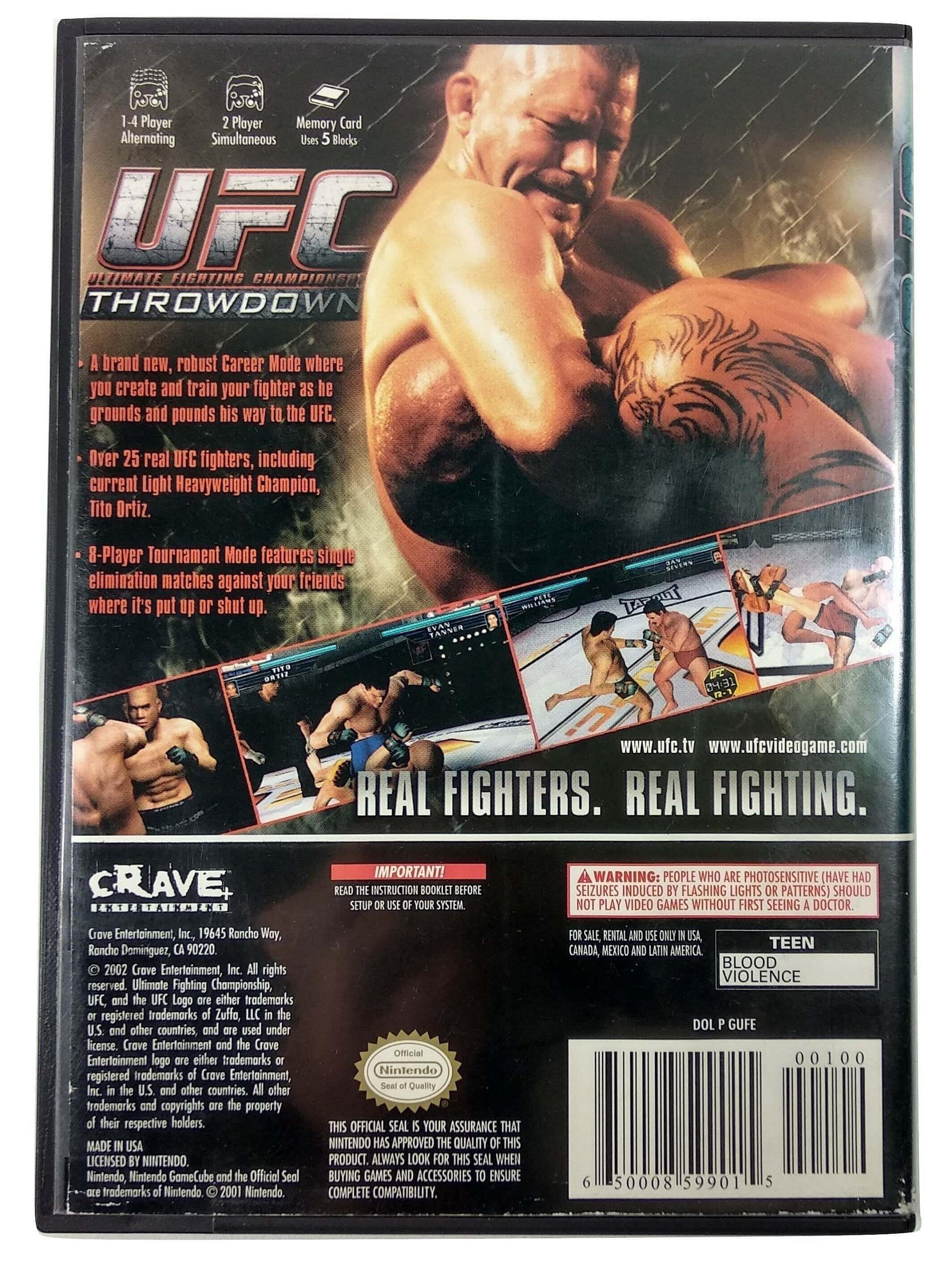 UFC Throwdown Original - GC - Sebo dos Games - Games Antigos e Usados ...