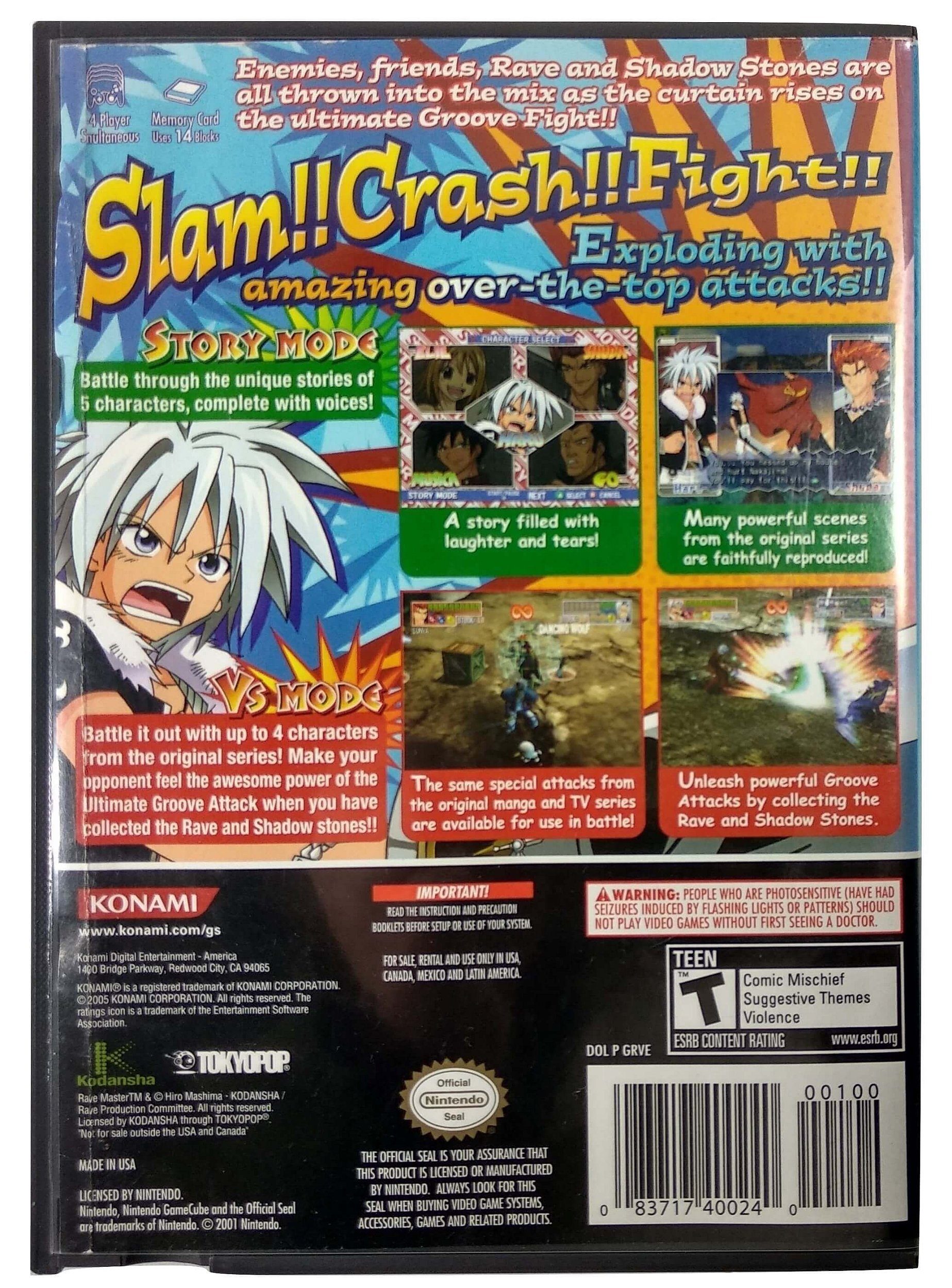 Rave Master Original - GC - Sebo dos Games - Games Antigos e Usados dos ...