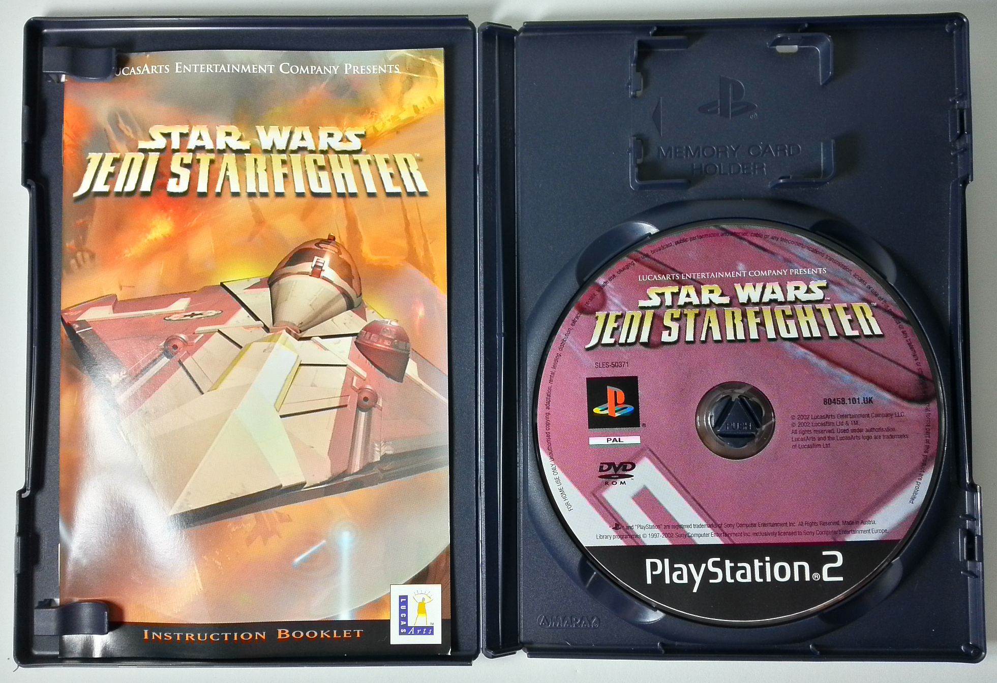 Star Wars Jedi Starfighter Original [EUROPEU] - PS2 - Sebo dos Games ...