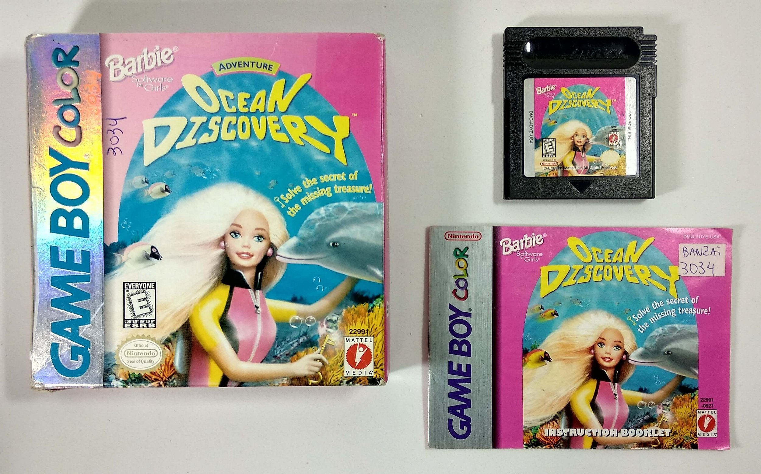 Barbie Ocean Discovery Original - GB - Sebo dos Games - Games Antigos e ...
