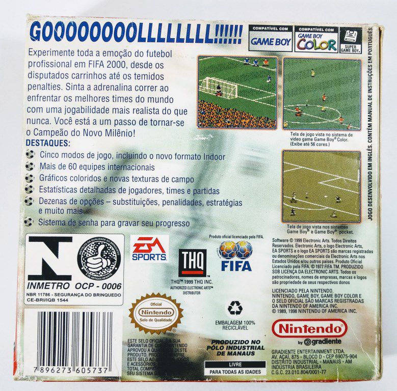 Fifa 2000 Original - GB - Sebo dos Games - Games Antigos e Usados dos ...