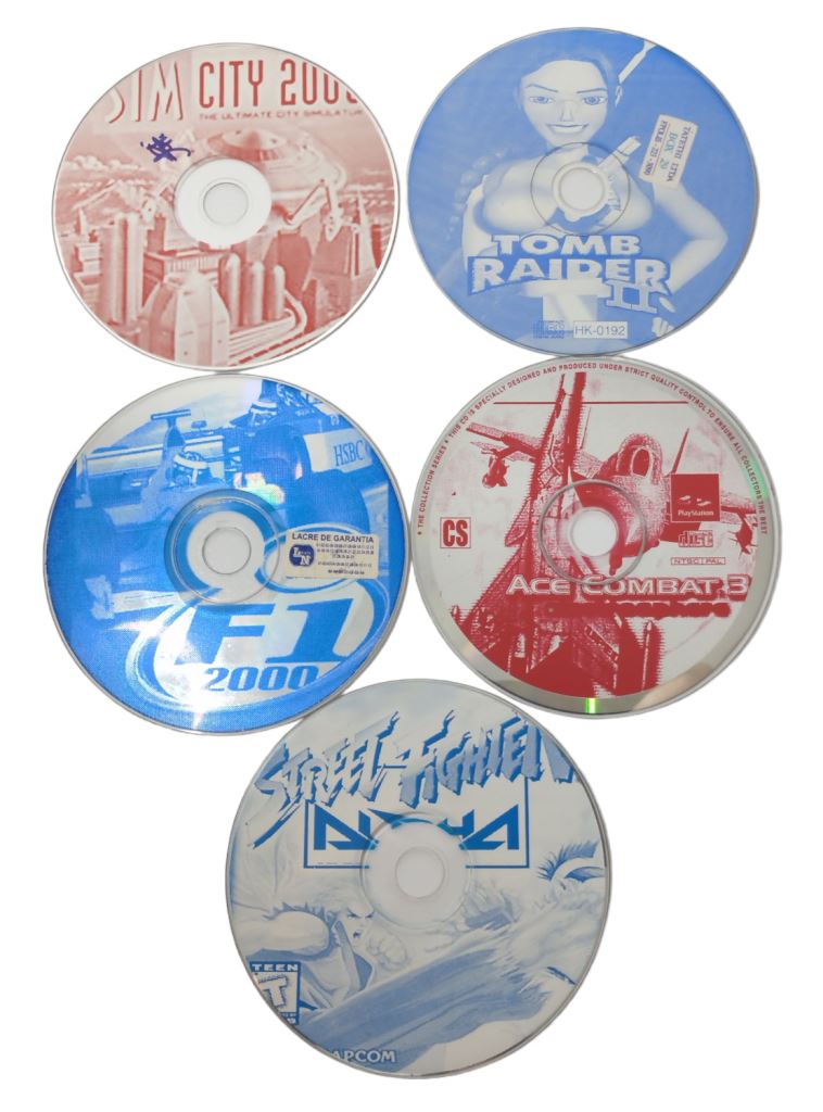 Console Playstation One - PS1 (1 controle original e 5 jogos) - Sebo dos Games - Games Antigos e ...