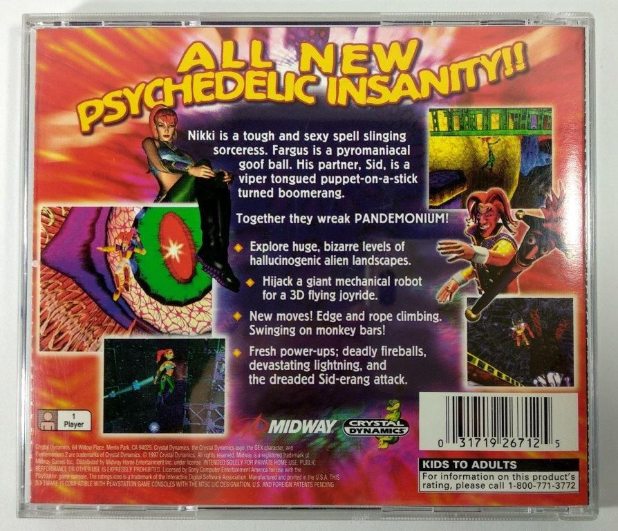 Pandemonium 2 Original - PS1 ONE - Sebo dos Games - Games Antigos e Usados dos Atari ao PS...