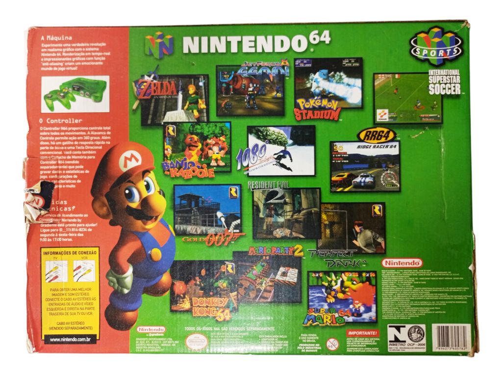 Console Nintendo 64 Kiwi - Sebo dos Games - Games Antigos e Usados dos ...