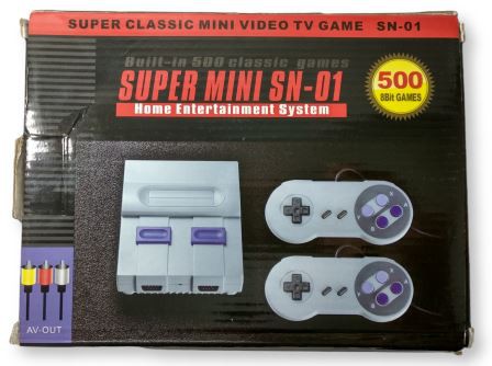 Super Mini SN-01 com 500 jogos - Sebo dos Games - Games Antigos e ...