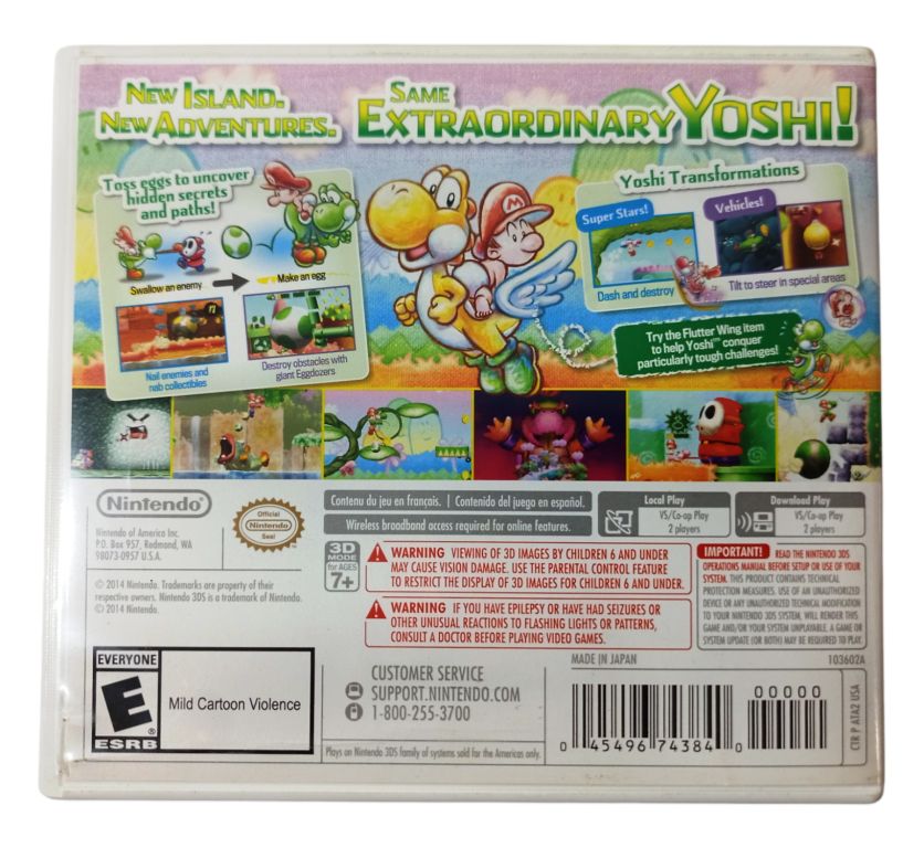 Jogo Yoshis New Island Original - 3DS - Sebo dos Games - Games Antigos ...