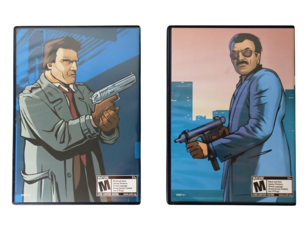 Jogo Grand Theft Auto (GTA) Double Pack Original - PS2 - Sebo dos Games ...