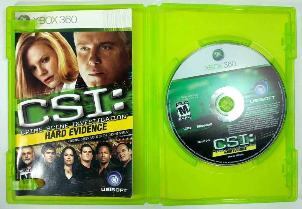 CSI: Hard Evidence - Xbox 360 - Sebo dos Games - Games Antigos e Usados ...