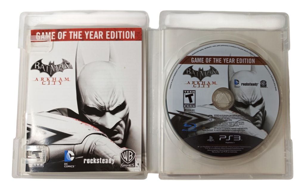 Jogo Batman Arkham City game of the Year edition - PS3 - Sebo dos Games ...