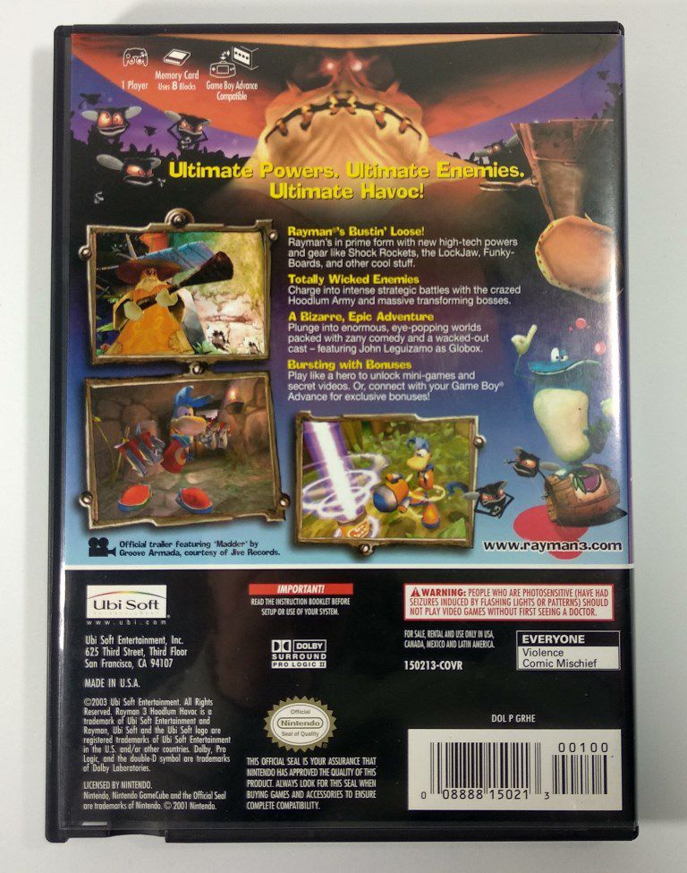 Rayman 3 Original - GC - Sebo dos Games - Games Antigos e Usados dos ...